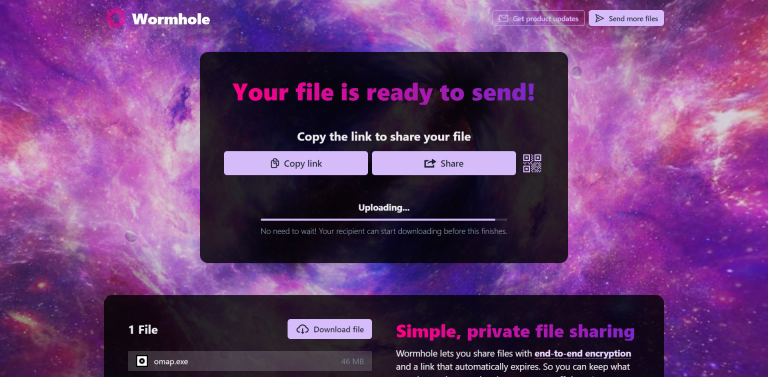 FireShot Capture 168 – Wormhole – Simple, private file sharing ...